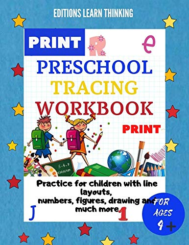 PRINT Preschool Tracing Workbook: workbook kids activity books ...
