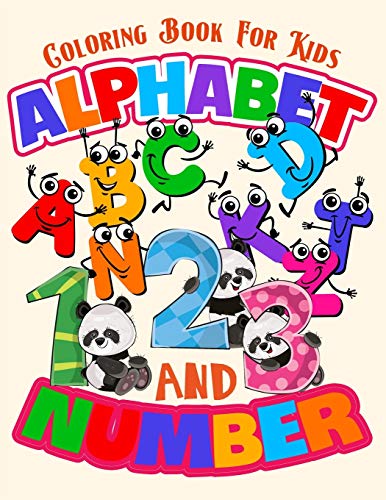 Coloring Book For Kids - Alphabet & Number: Coloring Lovers Gift, 30 ...