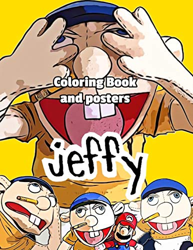 Jeffy coloring book and posters: Jeffy Puppet Coloring book Funny Kids ...
