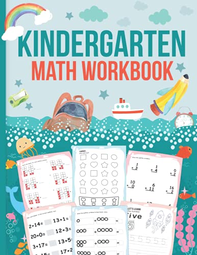 Kindergarten Workbook Math Addition: Basic Home schooling Workbook for ...