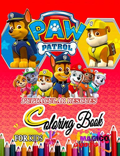 Paw Patrol Puptacular Rescues for kids: 50+ Illustration Books Great ...