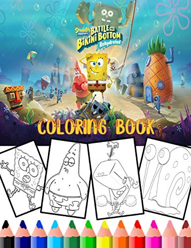 spongebob coloring book: Amazing spongebob Coloring Book With High ...
