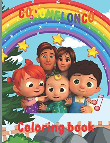 Cocomelon CO coloring book: Awesome Coloring Book For Kids And Adults With High-Quality ...