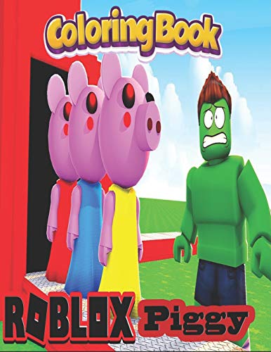 Roblox Piggy Coloring Book: Jumbo Roblox Piggy Coloring Book For Kids ...