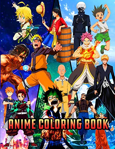 Anime Coloring Book: Coloring Books For Anime Fans . by Shiromy Akamora ...