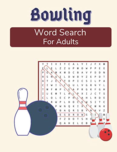 Bowling Word Search For Adults by Outdoor Words Publications | Goodreads