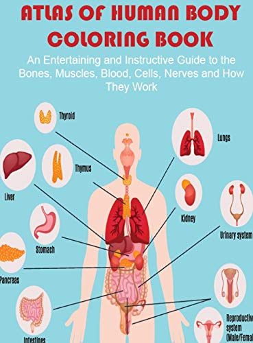 Atlas of Human Body Coloring Book: An Entertaining and Instructive ...