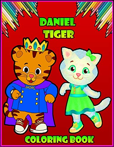 Daniel Tiger Coloring Book: Premium Daniel Tiger Coloring Book for ...