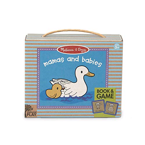 Melissa & Doug Natural Play Children's Book & Game: Mamas & Babies by ...