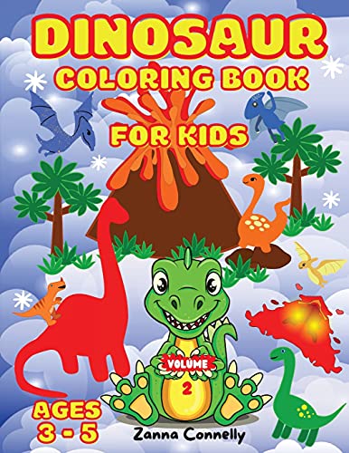Dinosaur Coloring Book for Kids: Dinosaur coloring book for Kids ...