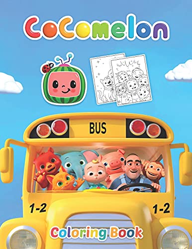 Cocomelon Coloring Book: for Kids Ages 2-3+ by Cocomelon Publisher Vol ...