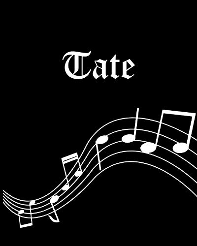 Tate: Sheet Music Note Manuscript Notebook Paper - Personalized Custom ...