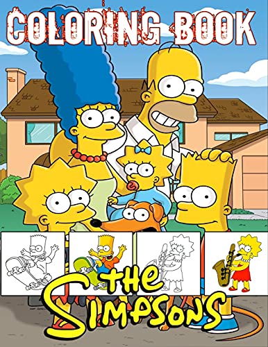 The Simpsons Coloring Book: The unique Coloring Book for Fan with High ...