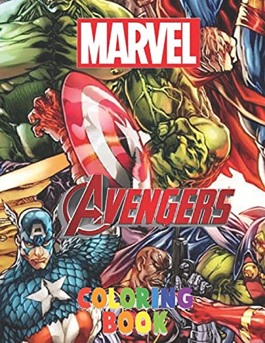 marvel avangers coloring book: Marvel Avengers Coloring Book, Avengers ...