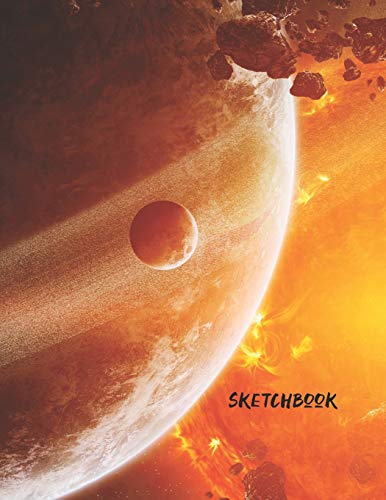 Sketchbook: Sketch Book Drawing Pad Space Theme Cover for Astronomy ...