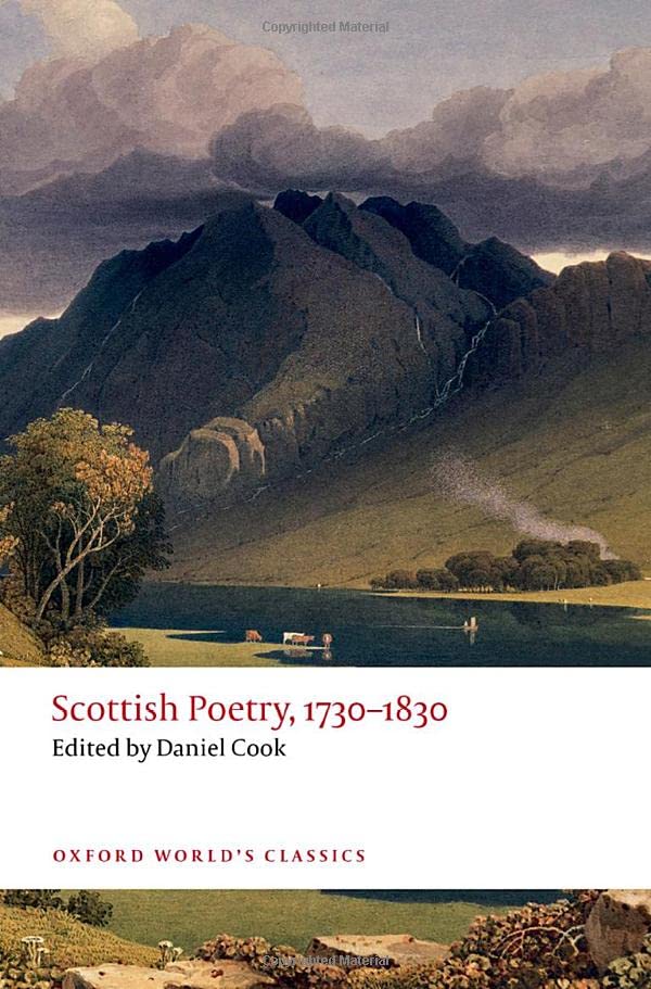 Scottish Poetry, 1730-1830 by Daniel Cook | Goodreads