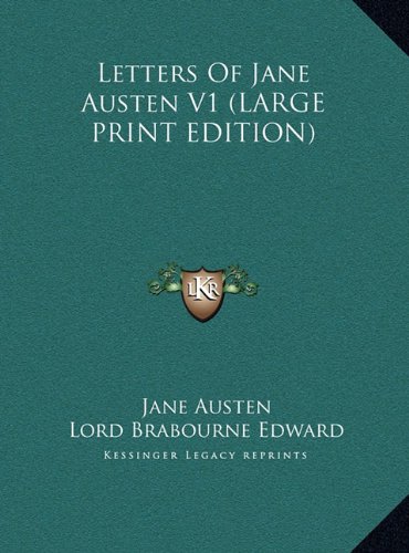 Letters of Jane Austen V1 by Jane Austen | Goodreads