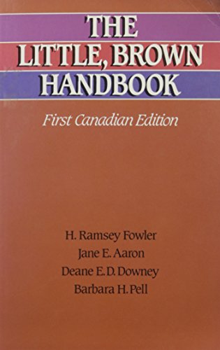 The Little, Brown Handbook by H. Ramsey Fowler | Goodreads