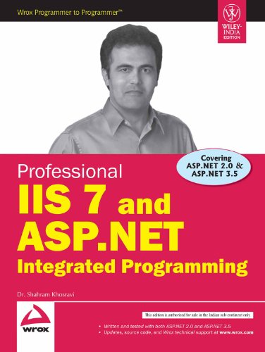 Wiley India Pvt Ltd Professional Iis 7 And Asp.Net Integrated Programming: Covering Asp.Net 2.0 ...