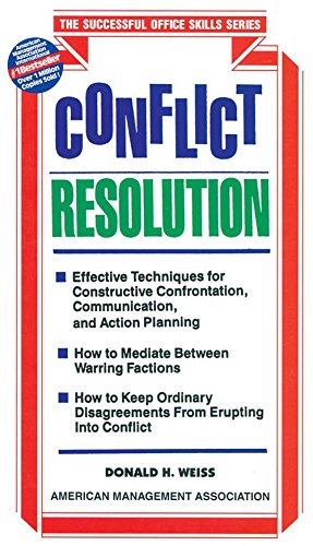 Conflict Resolution by Amacom | Goodreads