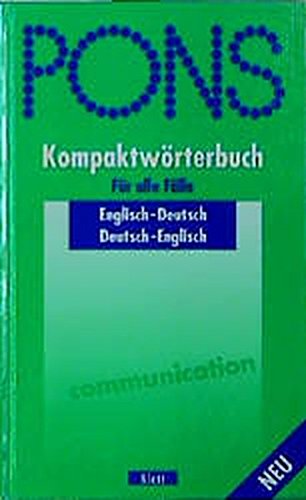 PONS Kompaktwörterbuch Englisch - Deutsch by Erich Weis (Hrsg.) | Goodreads