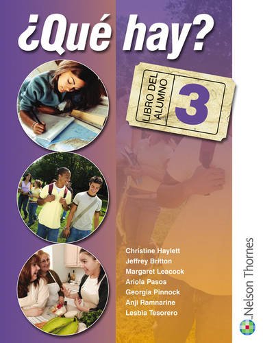 'Que Hay? Student's Book 3 (Spanish Edition) by Christine Haylett ...