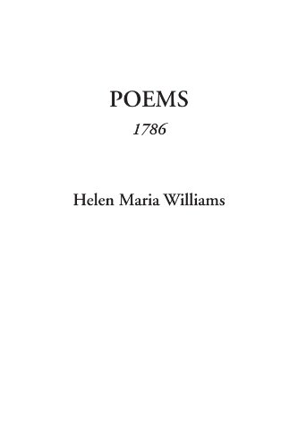 Poems (1786) by Helen Maria Williams | Goodreads