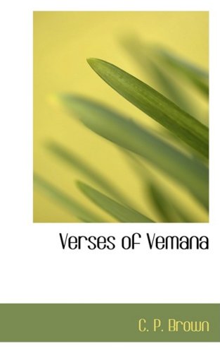 Verses of Vemana by C. P. Brown | Goodreads