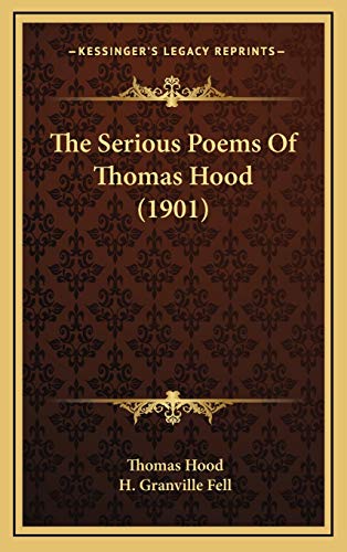 The Serious Poems Of Thomas Hood (1901) by Thomas Hood | Goodreads