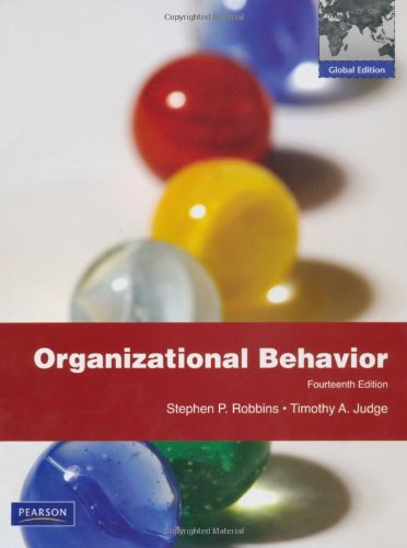 ORGANIZATIONAL BEHAVIOR : GLOBAL ED. 14 by Stephen P. Robbins | Goodreads