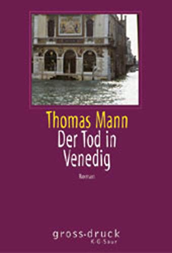 Der Tod in Venedig by Thomas Mann | Goodreads