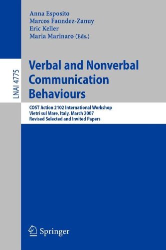 Verbal and Nonverbal Communication Behaviours by Marcos Faundez-Zanuy ...