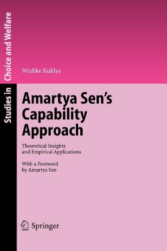 Amartya Sen's Capability Approach by Wiebke Kuklys | Goodreads