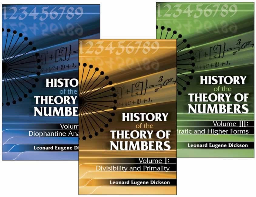 History of the Theory of Numbers by Leonard Eugene Dickson | Goodreads