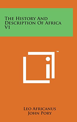 The History and Description of Africa V1 by Leo Africanus | Goodreads