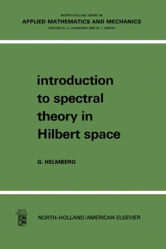 Introduction to Spectral Theory in Hilbert Space: North-Holland Series in Applied Mathematics ...