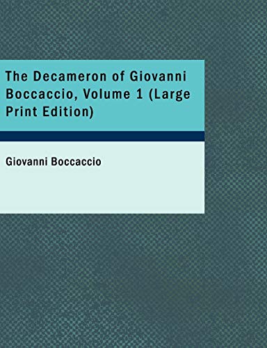 The Decameron of Giovanni Boccaccio, Volume 1 by Giovanni Boccaccio | Goodreads
