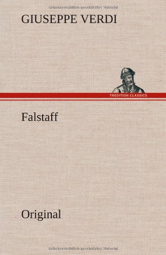 Falstaff (Italian Edition) by Giuseppe Verdi | Goodreads