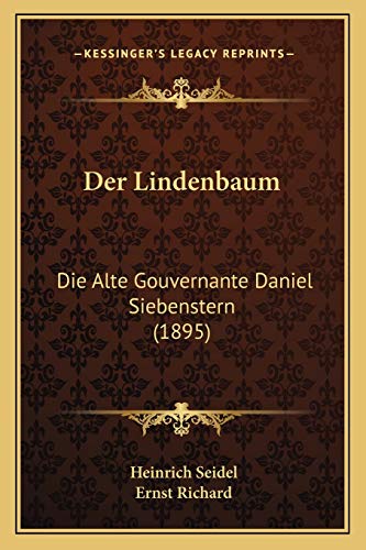 Der Lindenbaum: Die Alte Gouvernante Daniel Siebenstern (1895) by ...