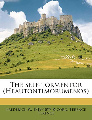 The self-tormentor by Frederick W. 1819-1897 Ricord | Goodreads