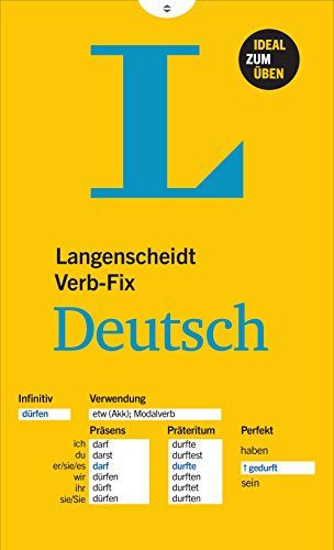 Langenscheidt Verb-Fix Deutsch (Langenscheidt German Verb-Fix ...