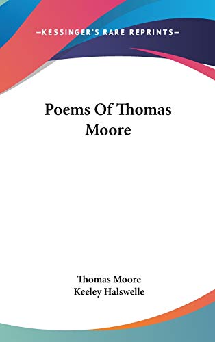 Poems Of Thomas Moore by Thomas Moore | Goodreads
