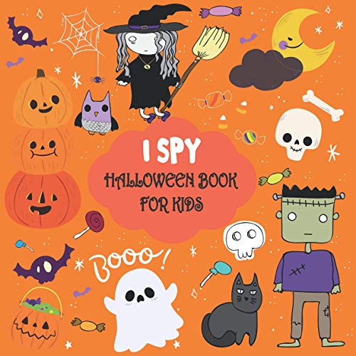 I Spy Halloween Book for Kids: A Fun Activity Spooky Scary Things ...