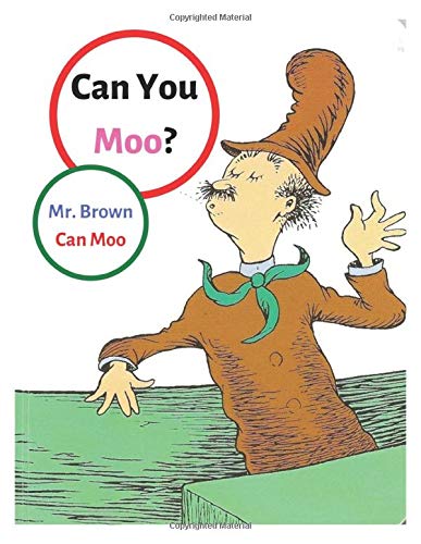 Can You Moo Mr. Brown Can Moo: Bright and Early Read Board Book with a ...