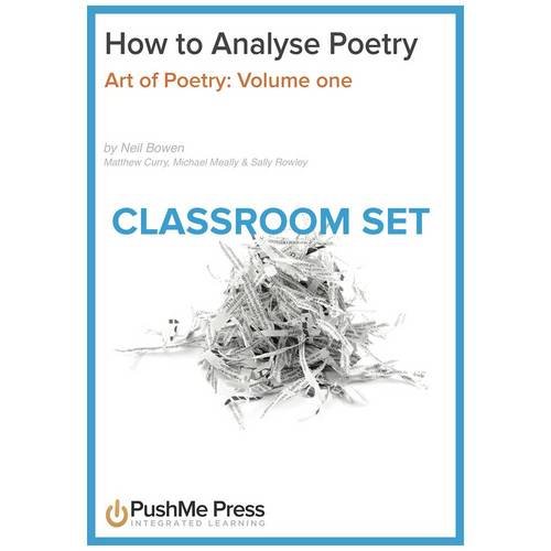 How to Analyse Poetry - Art of Poetry Volume One Classroom Set by Neil ...