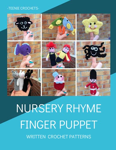 Nursery Rhyme Finger Puppets - Written Crochet Patterns by Teenie ...