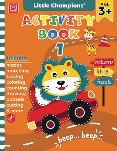 Little Champions' Activity Book 1 (Age 3+): mazes matching tracing ...