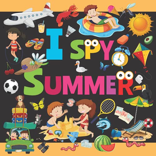 I Spy Summer: Fun Guessing Picture Game for Toddler and Preschoolers ...