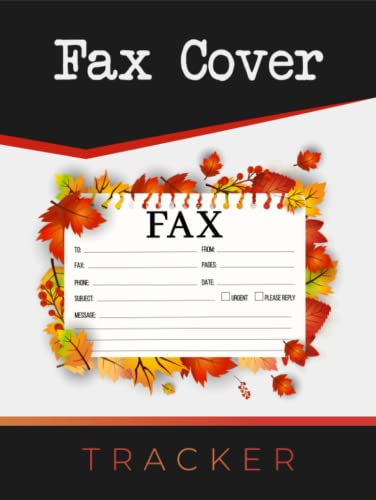 Fax Cover Tracker: Fax Message Sheets | Business Tax Form Record Book ...