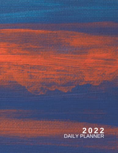 2022 Daily Planner One Page Per Day: Large 365 Days Planner 2022 With ...